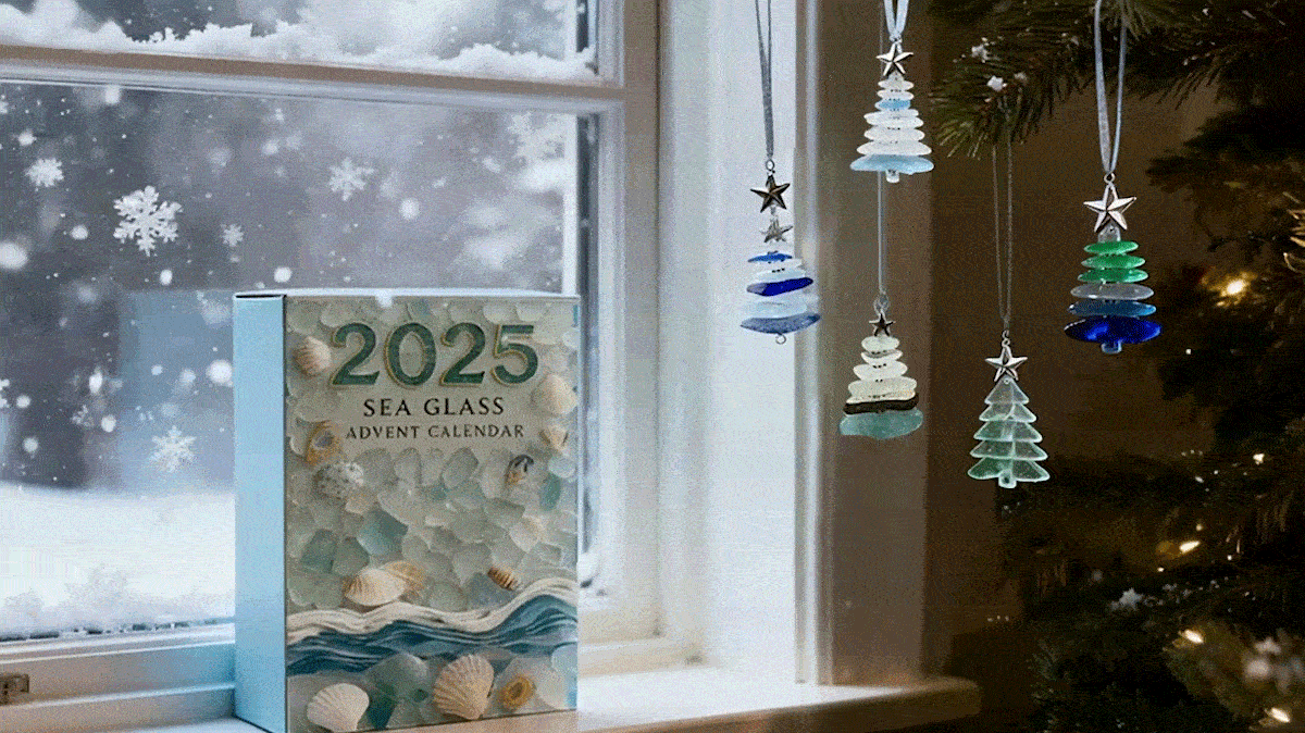 🌊 The Ocean’s Blessing — The Sea Glass Christmas Tree Advent Calendar ...
