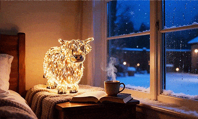 Warm, Charming, and Irresistibly Cute: This "Glowing Highland Cow" Is ...